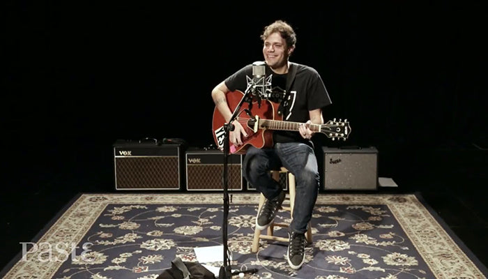 Jeff Rosenstock performs a solo set at Paste Studios in New York ...