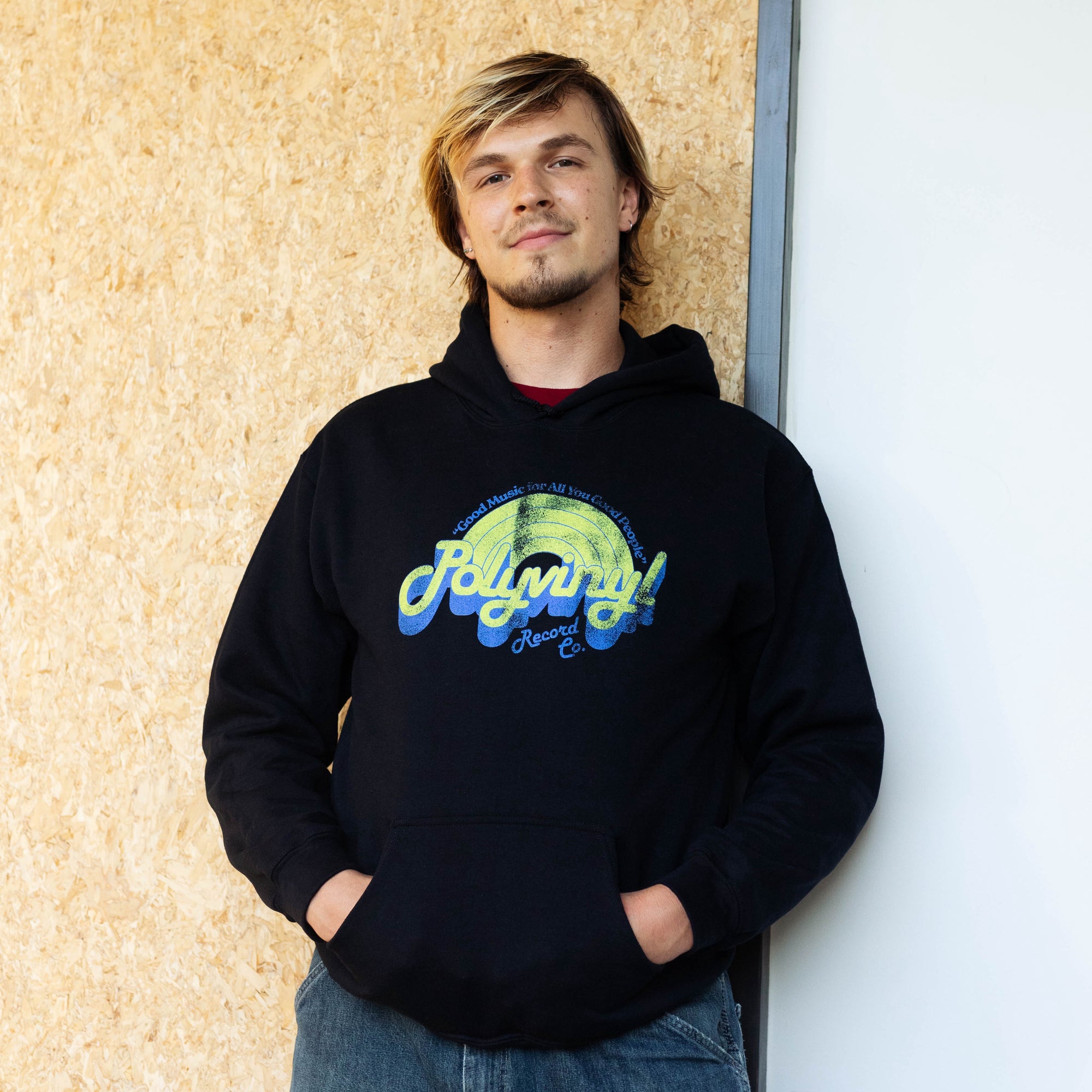 Polyvinyl - Retro Rainbow Pullover Hooded Sweatshirt | Polyvinyl Record Co.