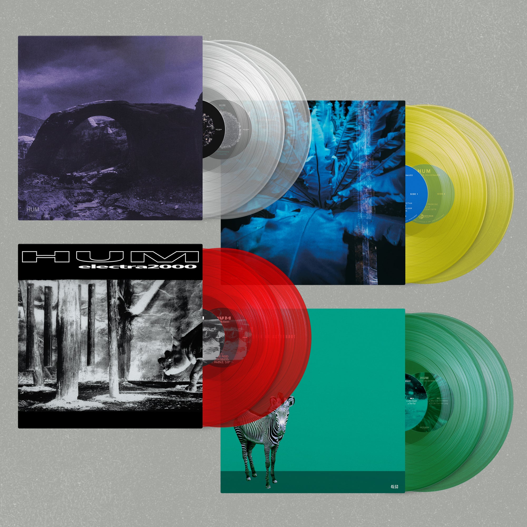 Hum - All 4 Vinyl (Colored) Bundle | Polyvinyl Record Co.