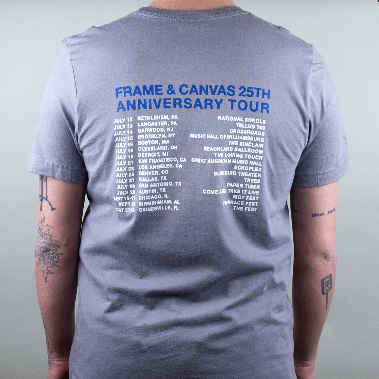 Braid - Frame & Canvas Tour T-Shirt | Polyvinyl Record Co.
