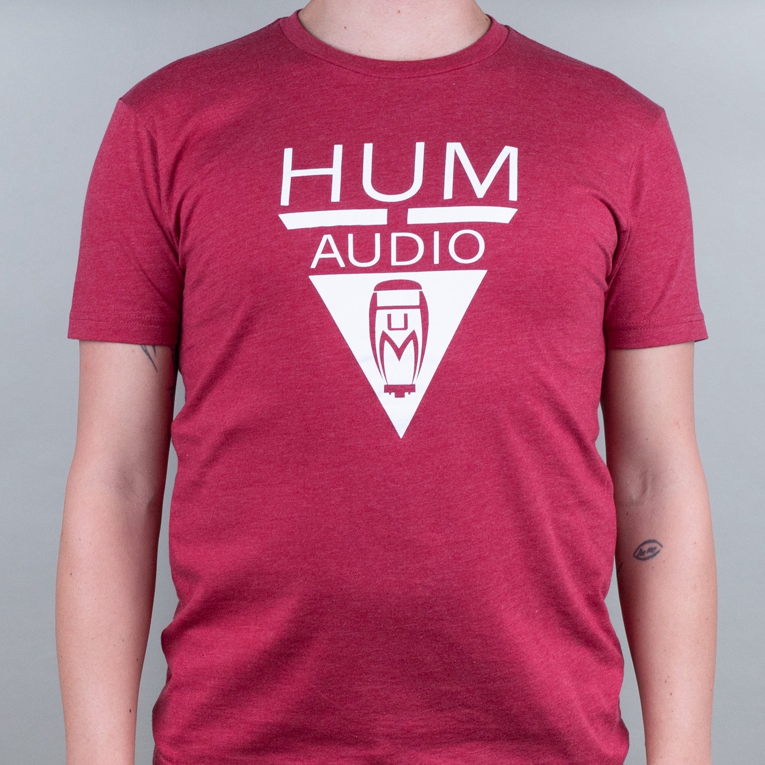 Hum - Audio (Red) T-Shirt | Polyvinyl Record Co.